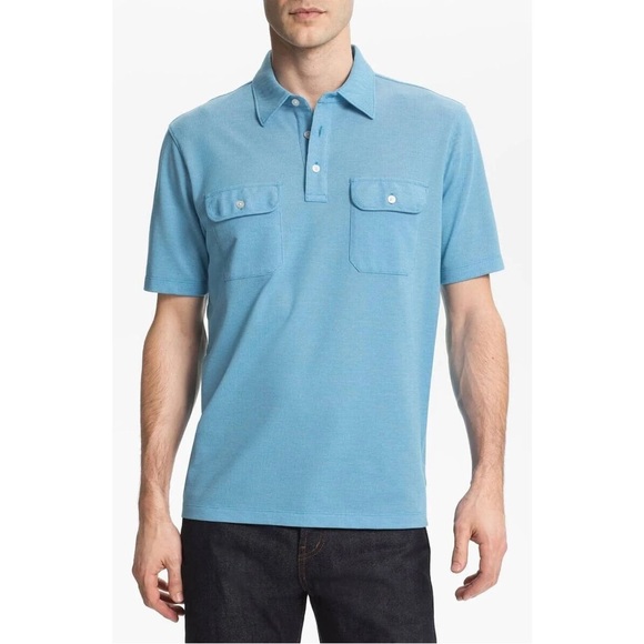 MICHAEL Michael Kors | Shirts | Nwot Michael Kors M Light Blue Polo ...